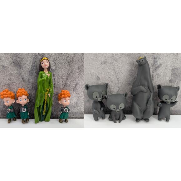 Disney | Toys | Rare Disneys Brave Transforming Triplets Queen Elinor ...